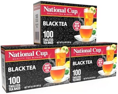 Amazon.com : National Cup Black Tea Blend Flavourful, Smooth, Robust ...