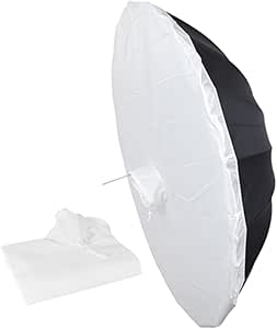 165cm 65 inch White Parabolic Umbrella Front Diffuser Cover Light ...