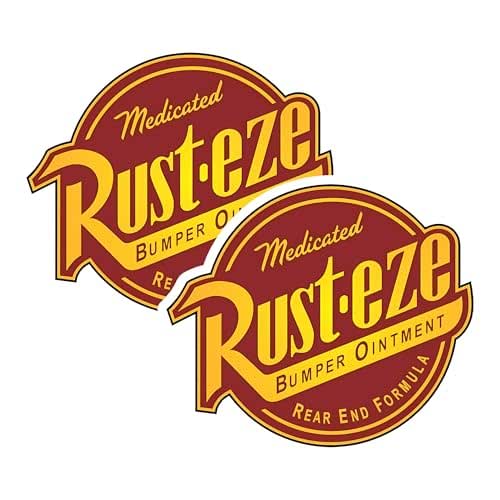 Amazon.com: 5.5" 2 PCS Rust-Eze Rusteze Decal Sticker Compatible With ...