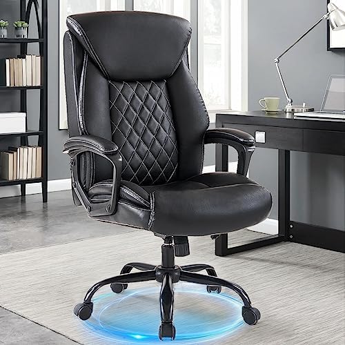 Amazon.com: YEEFY High Back Executive Office Chair Ergonomic Desk Chair ...