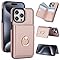 Amazon.com: EVOYORUI iPhone 15 Pro Max Phone case with Holder, Rotating Ring Holder, Lightweight ...