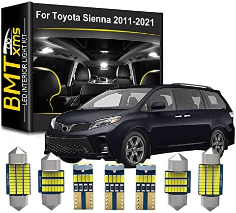 Amazon.com: LED Interior Light Kit Replacement for Toyota Sienna 2011 ...