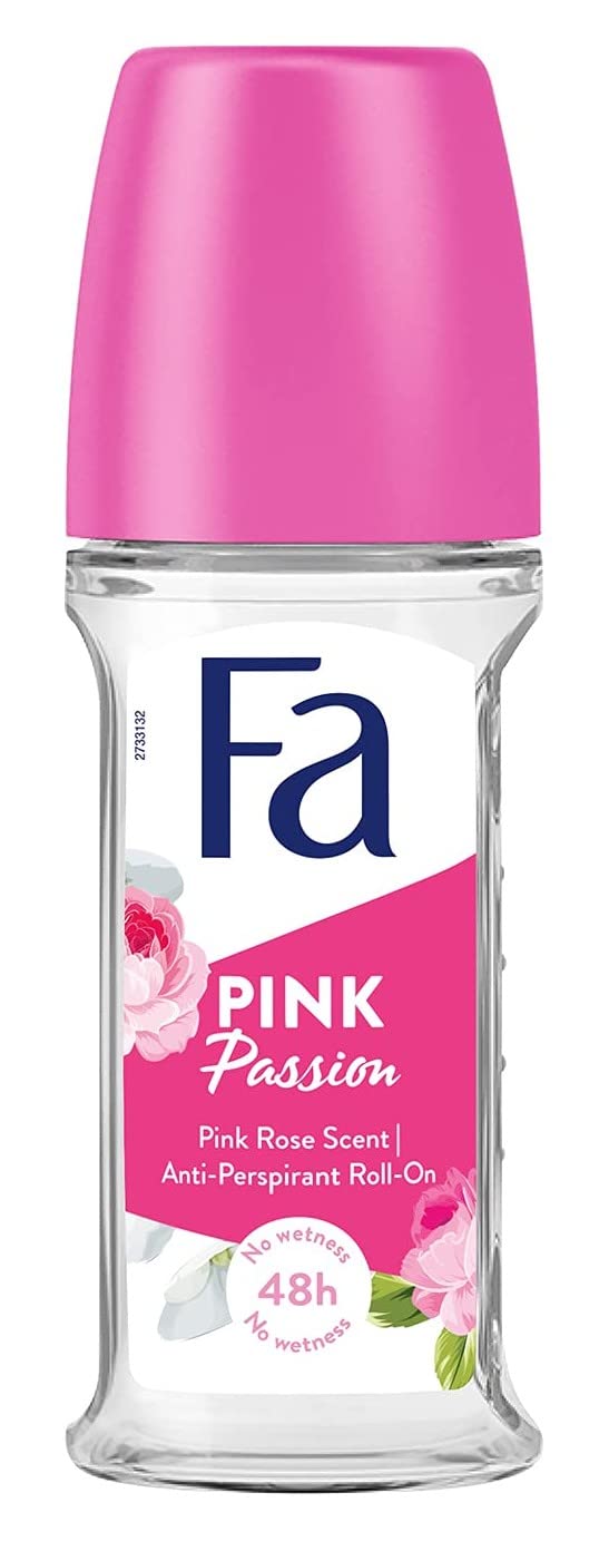 Amazon.com : Fa Deodorant 1.7 Ounce Roll-On Pink Passion (50ml) (6 Pack ...