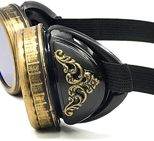 Amazon.com: Handmade Steampunk Victorian Style Goggles with Vintage ...