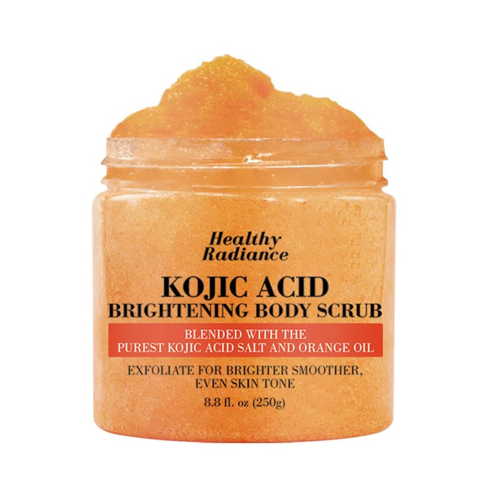 Amazon.com : Kojic Acid Body Scrub - With Pure Kojic Acid and Orange ...