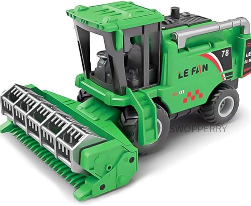 EXOMOON Combine Harvester 1:54 Scale Model Tractor Farm Vehicle ...