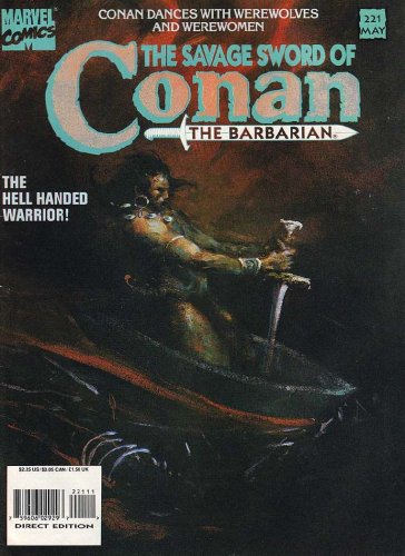 Amazon.com: The Savage Sword of Conan the Barbarian, No. 221: Roy ...