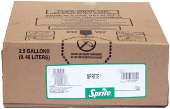 Amazon.com: Sprite Soda Syrup 2.5 Gallon Bag in Box BIB Sodastream ...