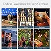 Brightech Ambience Pro Solar Powered Outdoor Patio String Lights ...