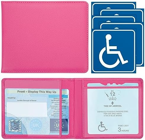 TAOPE Disabled Blue Badge Holder Wallet for Car, Disabled Badge & Timer ...