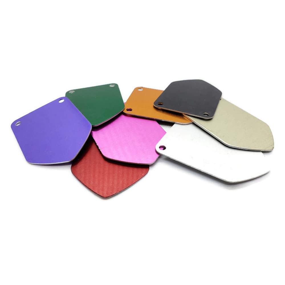 Amazon.com: Shield Shaped Scale - Anodized Aluminum - 25pcs Scalemail ...