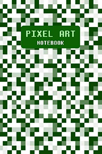 Pixel Art Notebook, Graph paper - Green Cover: Engineering Paper ...