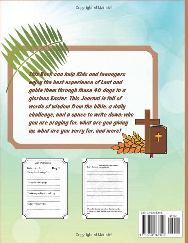 Snapklik.com : Lent 40 Days Devotional Prayer For Kids: Catholic ...