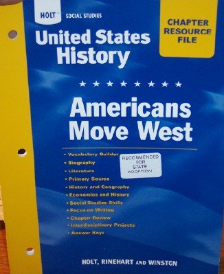 Amazon.com: Holt United States History: Chapter Resource File ...