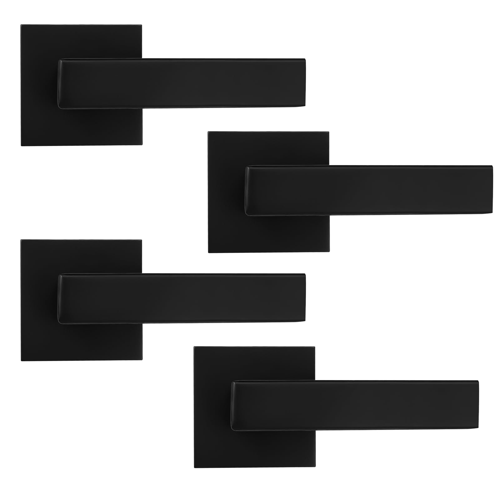 Probrico 4Pack Door Lever Dummy Lever Door Handle for Closets French ...