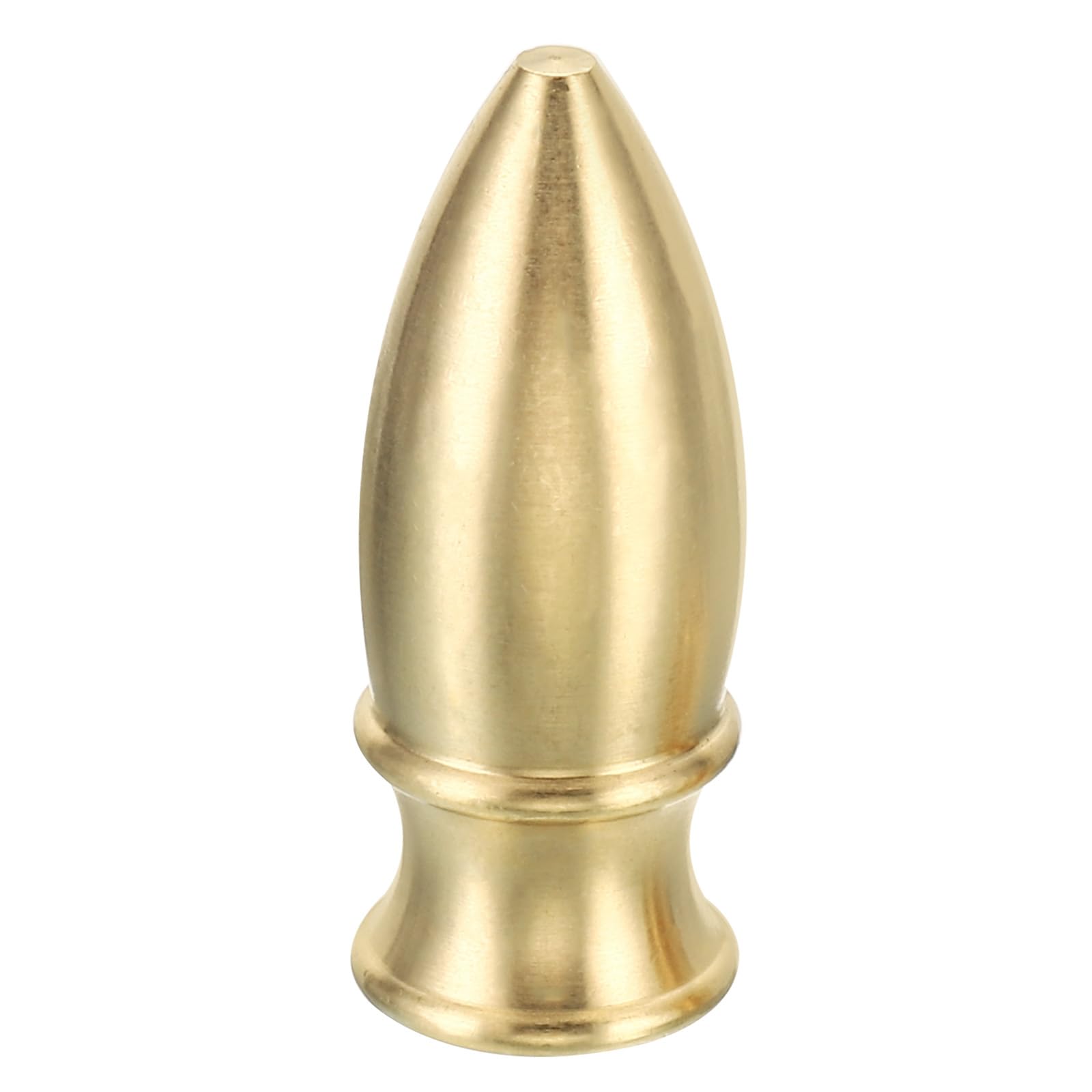 PATIKIL 1.6" Tall Brass Lamp Finials Cap Knob, 1 Set Lamp Screw Holder ...