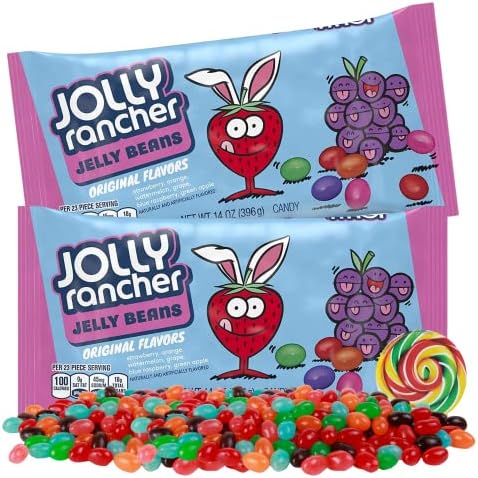 Amazon.com : Jolly Rancher Fruit Flavored Jelly Beans, Easter Eggs ...