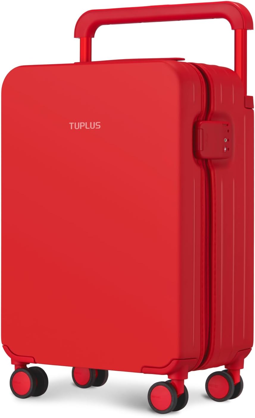 TUPLUS Suitcase Lightweight Luggage Hard Shell Suitcase with 4 Spinner ...