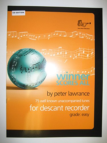 Winner Scores All for Descant Recorder Book with CD: Pub Brass Wind ...