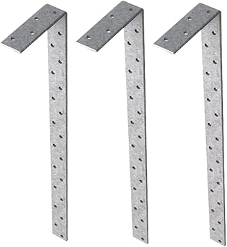 [FIXINGS DIRECT] 10x Industrial Dual Galvanised Duty Restraint Straps ...