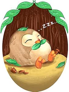 Amazon.com: Sleepy Rowlet Window Truck Car Vinyl Bumper Sticker Decal 5 ...