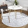 Amazon.com: Lahome Blue Round Rug 5ft, Light Blue Round Circle Rugs for ...