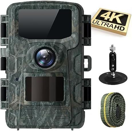 Amazon.com : 4K Trail Camera 40MP Hunting Game Camera with Night Vision ...
