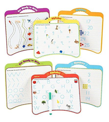 Sheena write and erase Alphabet, numbers, shapes and lines learning ...