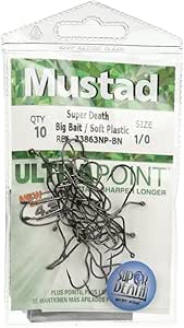Amazon.com : Super Death, 10PK, Big Bait, Soft Plastic, 33863NP-BN ...