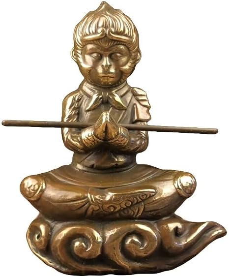 Amazon.com: Pure Copper Wukong Statue Monkey King Figurine Sun Wukong ...