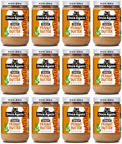 Amazon.com : Once Again Natural, Creamy Peanut Butter, 9lb Bucket (same ...