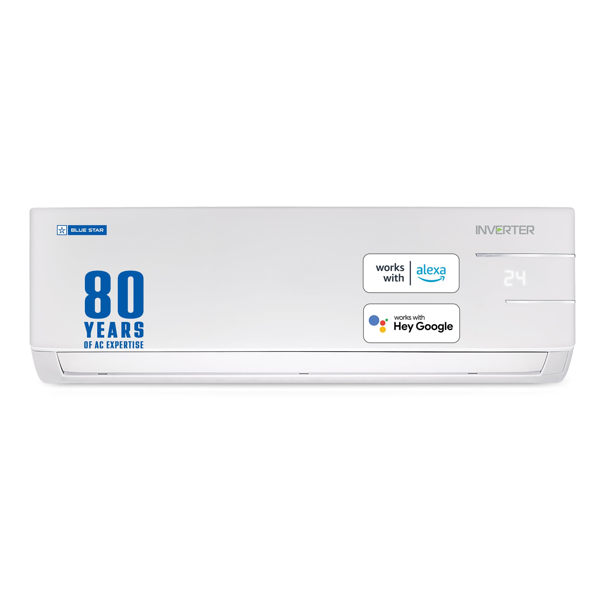 Buy Blue Star 1.5 Ton 5 Star Inverter Split AC with Copper, Convertible ...
