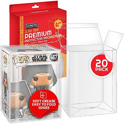 EVORETRO Premium Funko Pop Protector - 20-Pack for 4-inch Funko Pops ...