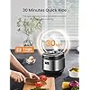 Amazon.com: COMFEE' Compact Rice Cooker 8 Cups Cooked/4 Cups Uncooked ...