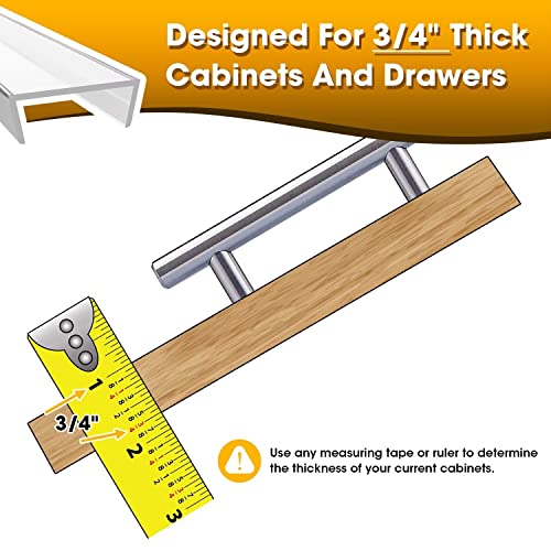 Snapklik.com : 6 Pcs Clear Rigid Plastic Slip On Cabinet Door Protector ...