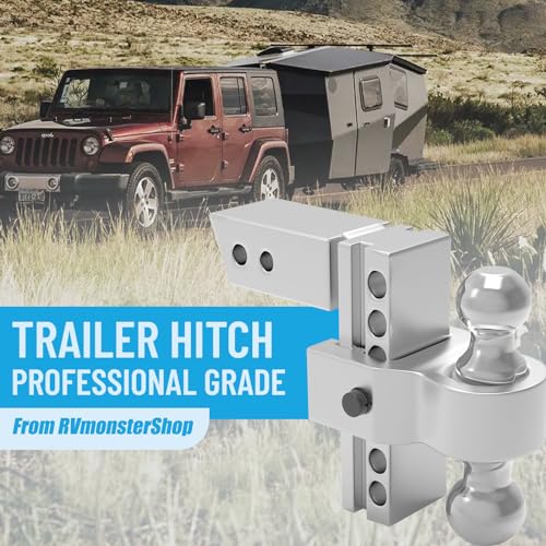 Snapklik.com : Adjustable Trailer Hitch 2.5 Inch Receiver