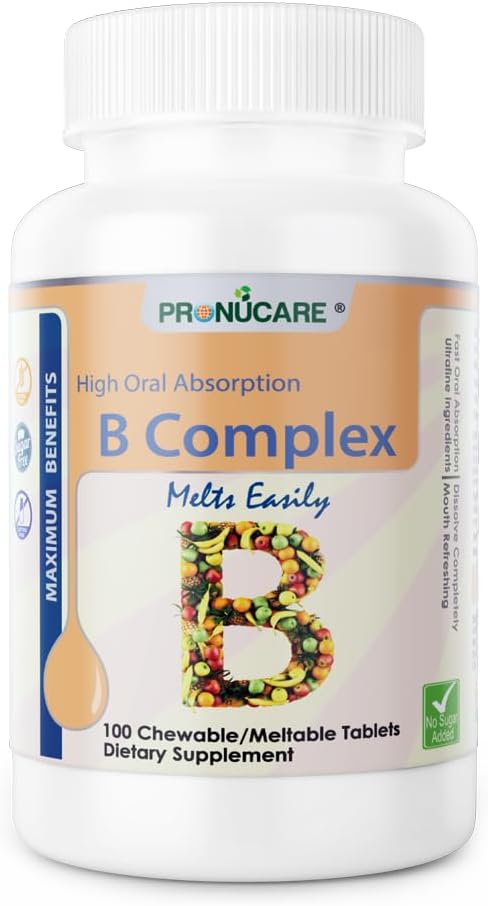 Amazon.com: PRONUCARE Vitamin B Complex Buccal Lozenge Tablets – Slow ...