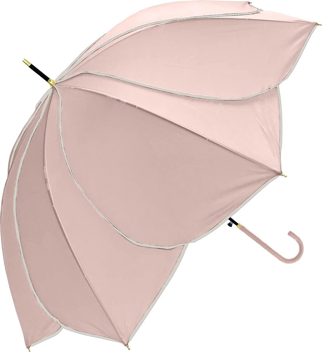 Amazon.co.jp: 中谷-傘 中谷 Natural Basic 長傘 16本骨 桜舞姫 ピンク 花 【733-028】 ジャンプ式 親骨グラスファイバー 55cm : ファッション