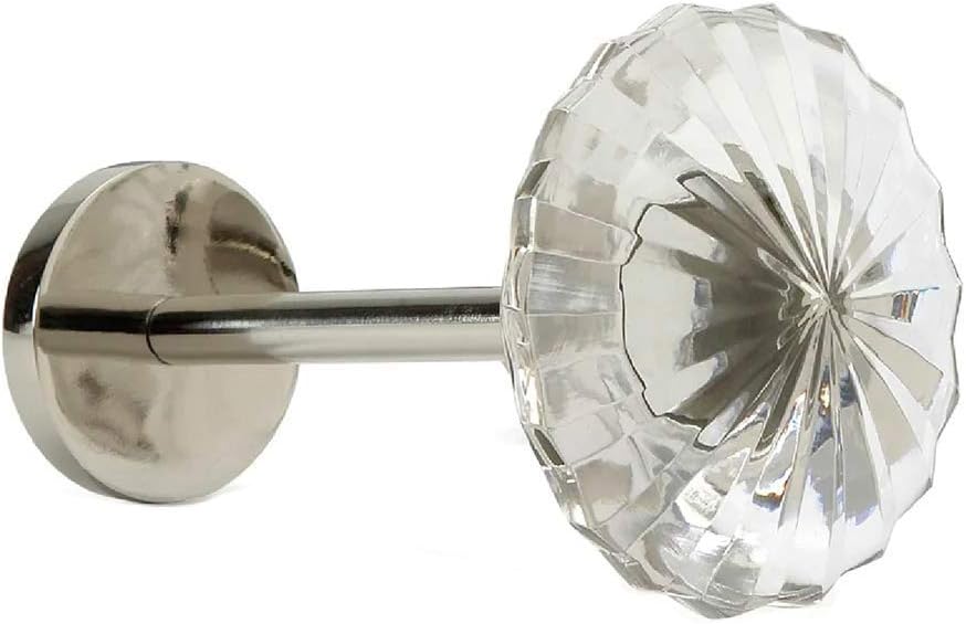 BTSKY A Pair Extra Large 60mm Glass Crystal Curtain Hold Backs Tie Back ...