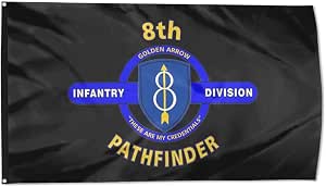 Amazon.com : Fyon 8th Infantry Division Flag 3x5Feet Pathfinder Flag ...