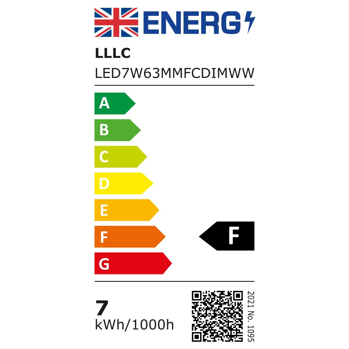 Long Life Lamp Company 63mm GU10 LED 7w Replacment for 63mm Bulb 26SMD ...