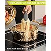 Amazon.com: DAEDALUS Pro 7.5QT Stock Pot with Lid Hammered Copper Clad ...