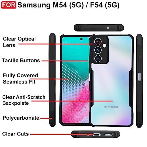 CEDO Samsung Galaxy M54 / F54 (5G) Back Case Cover | Camera Protection ...