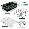 Amazon.com: P&P CHEF Roaster Roasting Pan with Baking Rack and V-shaped ...