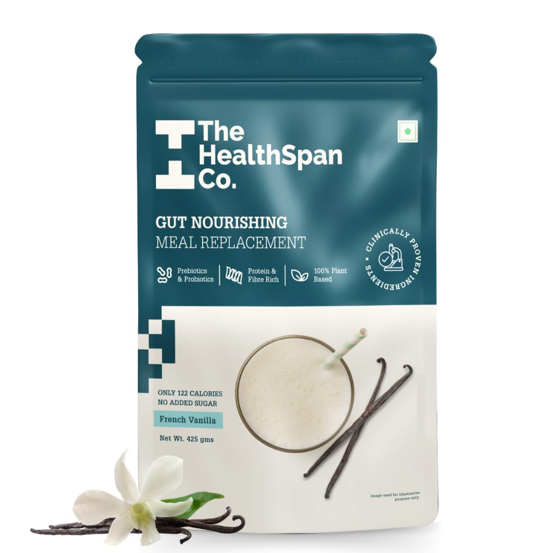 The Healthspan Co. High Protein Meal Replacement Shake Vanilla 425g ...