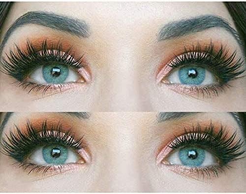 Glamlens lentilles de couleur bleu naturelles colorées très haute ...