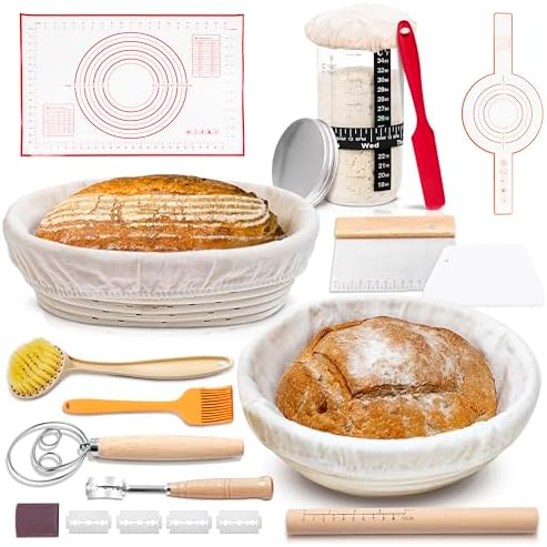 Amazon.com: Angadona Sourdough Starter Kit, Sourdough Bread Baking ...