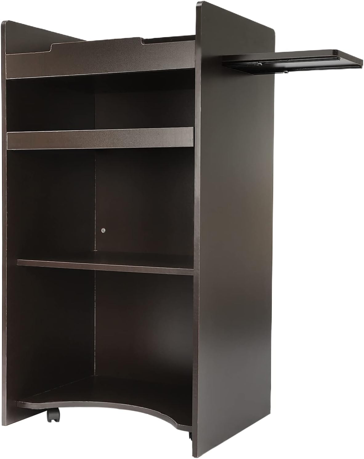 Amazon.com : PaNeTnya 23.6 * 15.7 * 45.7 in Wood Rolling Podium with ...