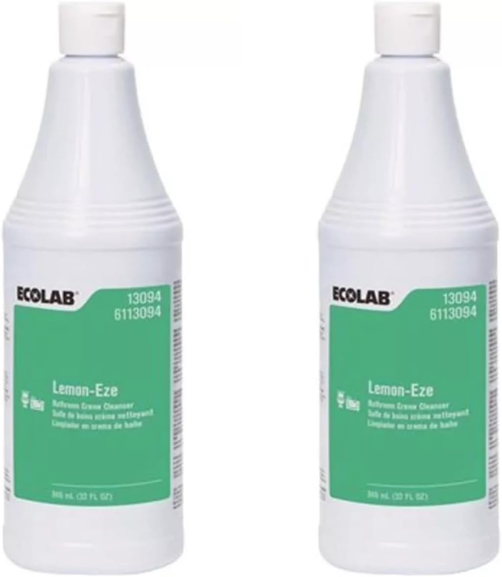 Amazon.com: Ecolab Scrub Free Bathroom Cleaner & Disinfectant, 2 Liter ...