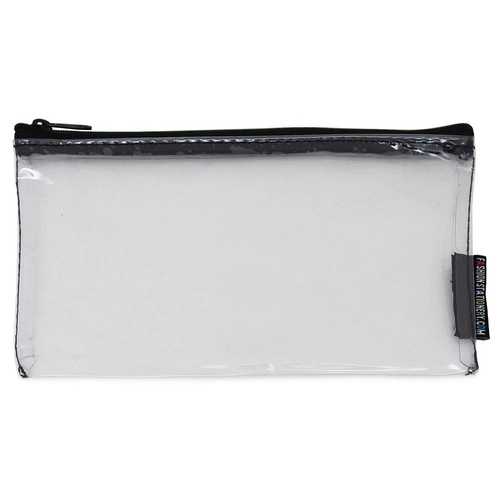 Fashion Stationery Clear Pencil Case for Exams Small See Through ...